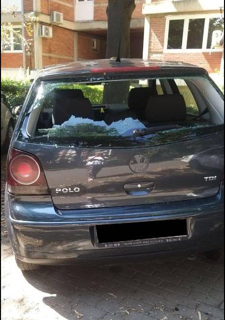 Демолиран автомобилот на портпаролката на ВМРО-ДПМНЕ, Марија Митева ...