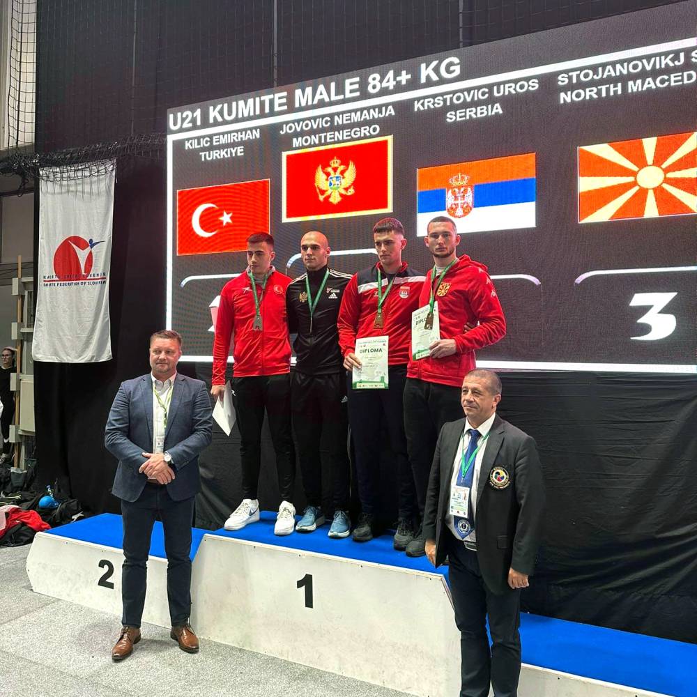 Еден златен два бронзени каратистите на Макпетрол со три медали од Балканијадата во Љубљана